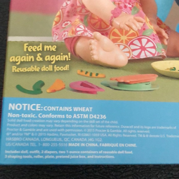 Hasbro | Other | Baby Alive Snackin Sara Brunette Talking Doll | Poshmark